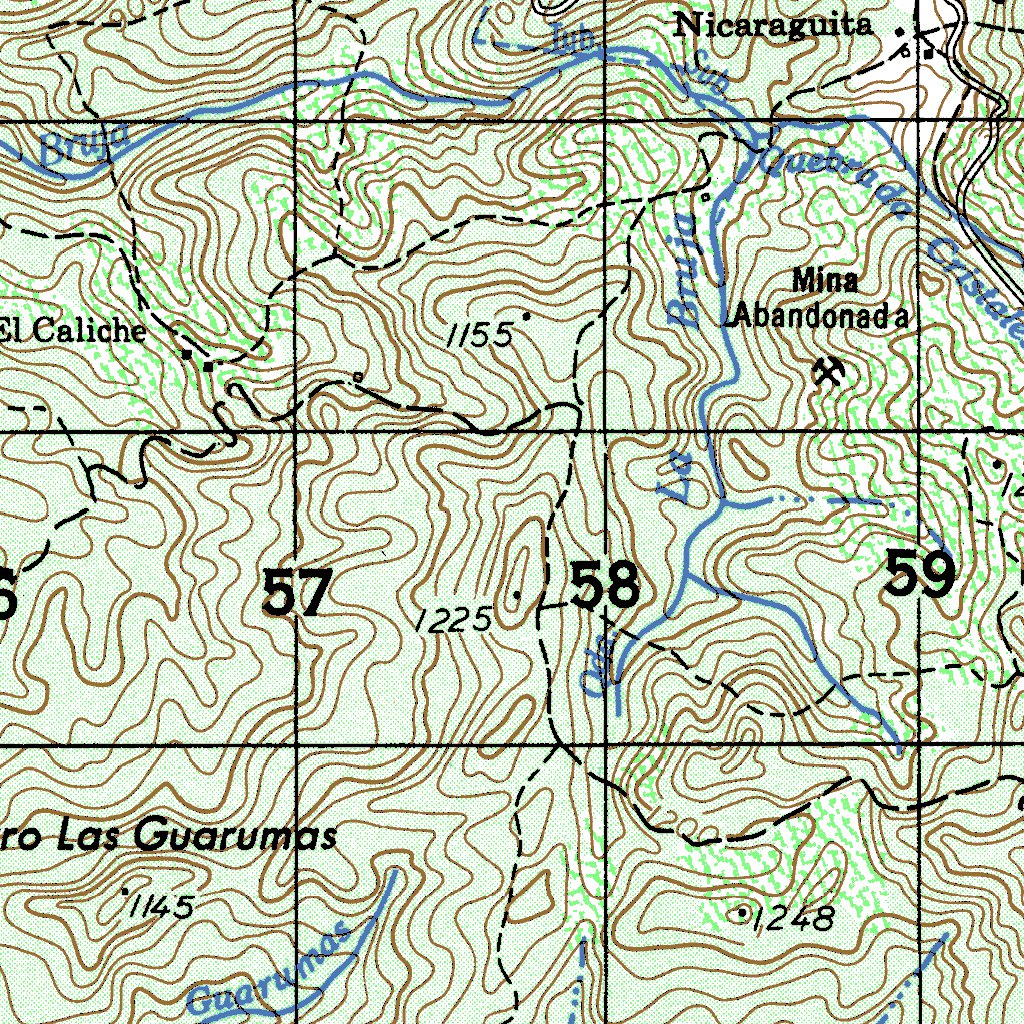 Honduras 50K 276003 Map by Land Info Worldwide Mapping LLC | Avenza Maps