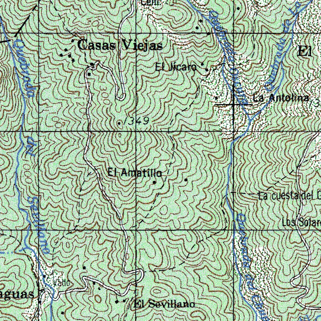 Honduras 50K 285804 Map by Land Info Worldwide Mapping LLC | Avenza Maps