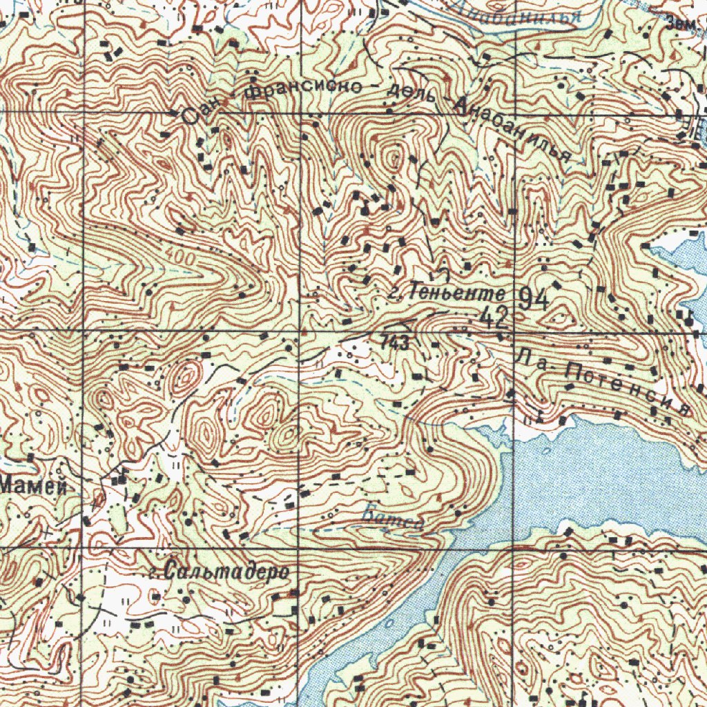 Cuba 100K F-17-068 Map by Land Info Worldwide Mapping LLC | Avenza Maps