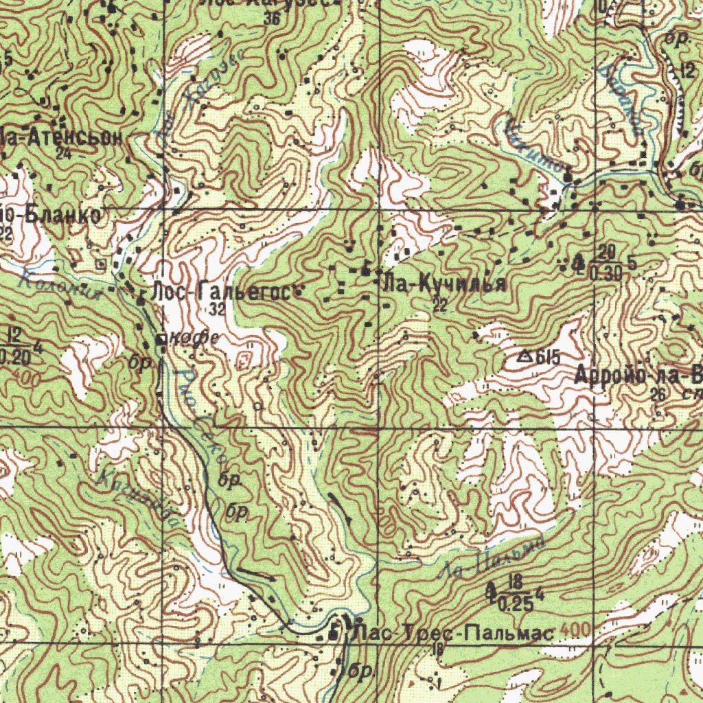 Cuba 100K F-18-140 Map by Land Info Worldwide Mapping LLC | Avenza Maps