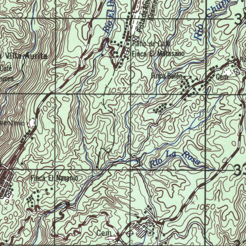 Guatemala 50K 1860-3 Map by Land Info Worldwide Mapping LLC | Avenza Maps