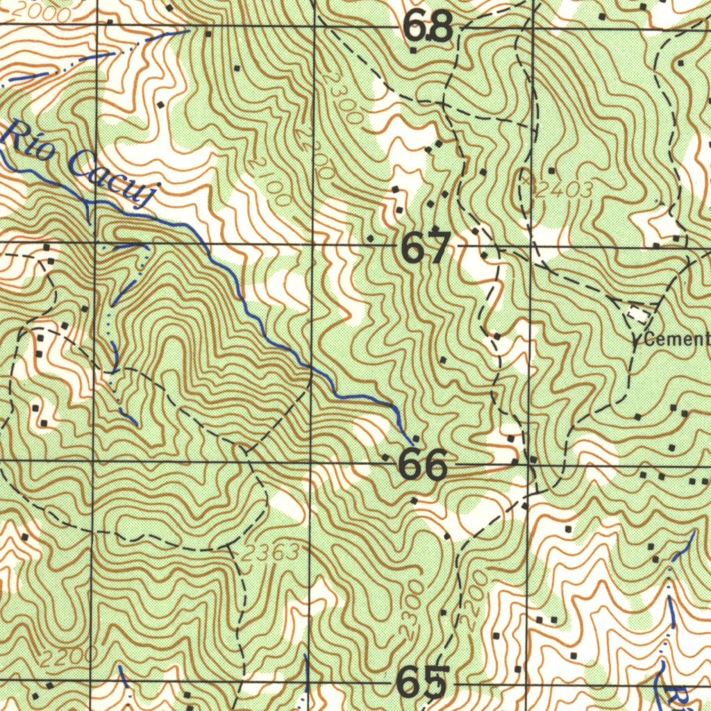 Guatemala 50K 2061-3 Map by Land Info Worldwide Mapping LLC | Avenza Maps