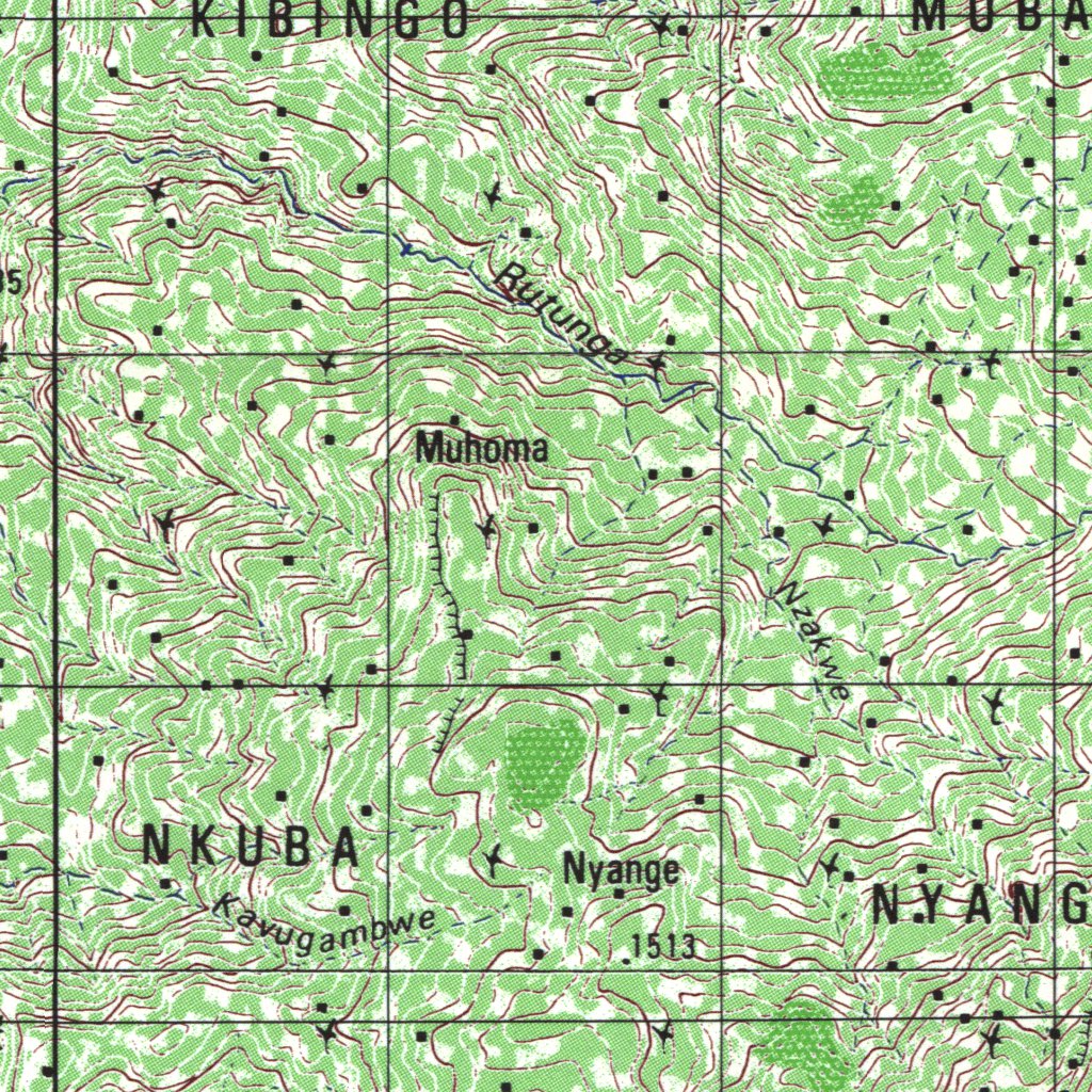 Burundi 50K 4673 1 Map by Land Info Worldwide Mapping LLC | Avenza Maps