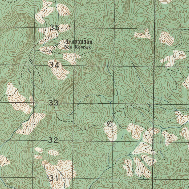 Laos 50K 5249 2 Map by Land Info Worldwide Mapping LLC | Avenza Maps