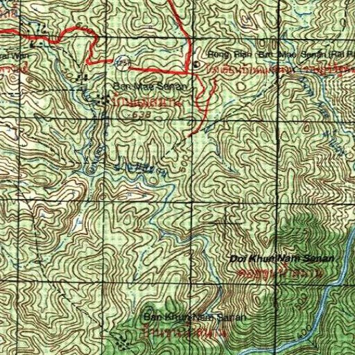 Laos 50K 5246 4 Map by Land Info Worldwide Mapping LLC | Avenza Maps