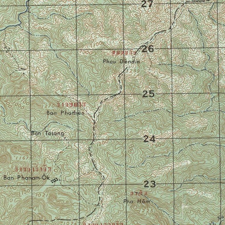 Laos 50K 5447 2 Map by Land Info Worldwide Mapping LLC | Avenza Maps