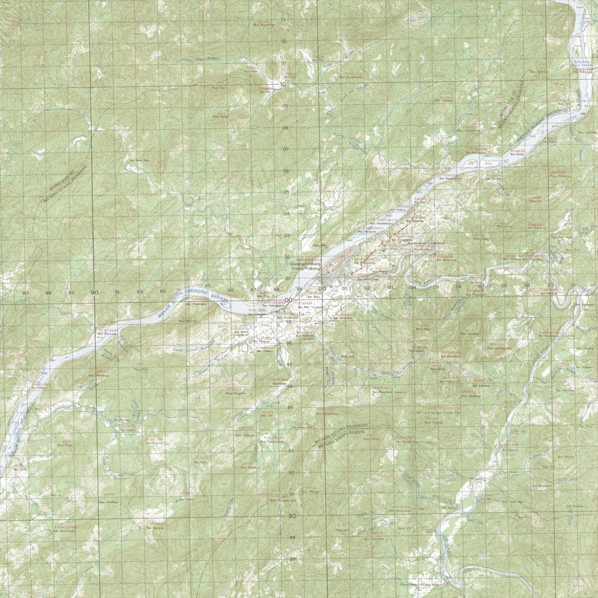 Laos 50K 5448 4 Map by Land Info Worldwide Mapping LLC | Avenza Maps