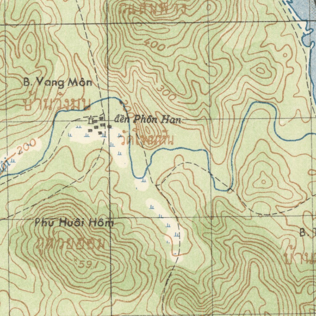 Laos 50K 5445 3 tif Map by Land Info Worldwide Mapping LLC | Avenza Maps