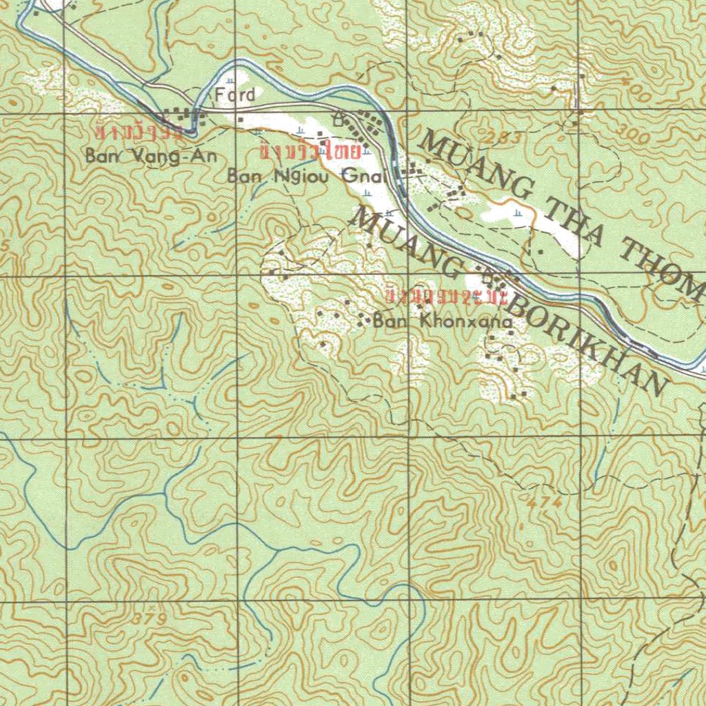 Laos 50K 5746 4 Map by Land Info Worldwide Mapping LLC | Avenza Maps