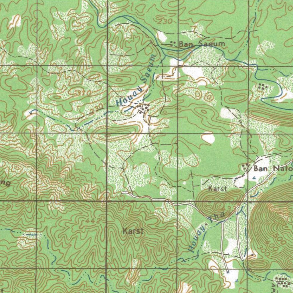 Laos 50K 6143 2 Map by Land Info Worldwide Mapping LLC | Avenza Maps