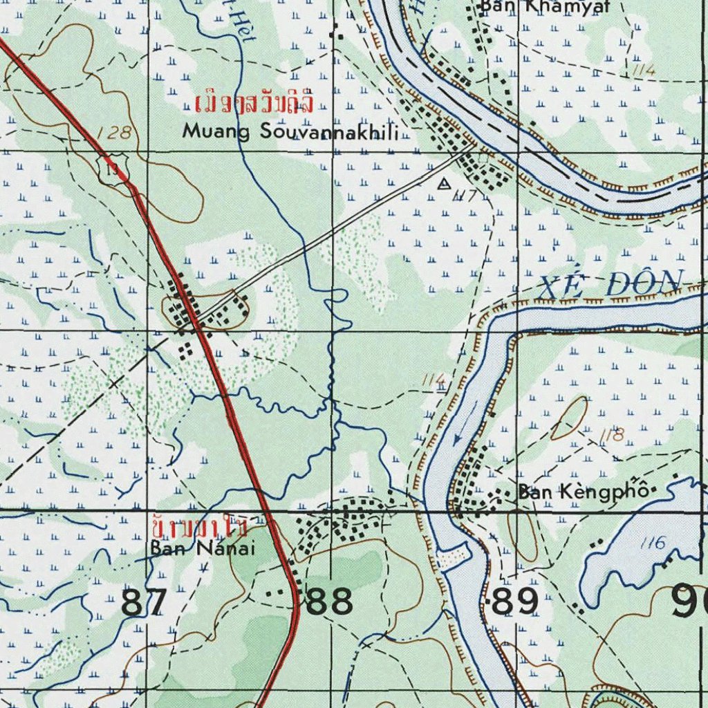 Laos 50K 6139 1 Map by Land Info Worldwide Mapping LLC | Avenza Maps