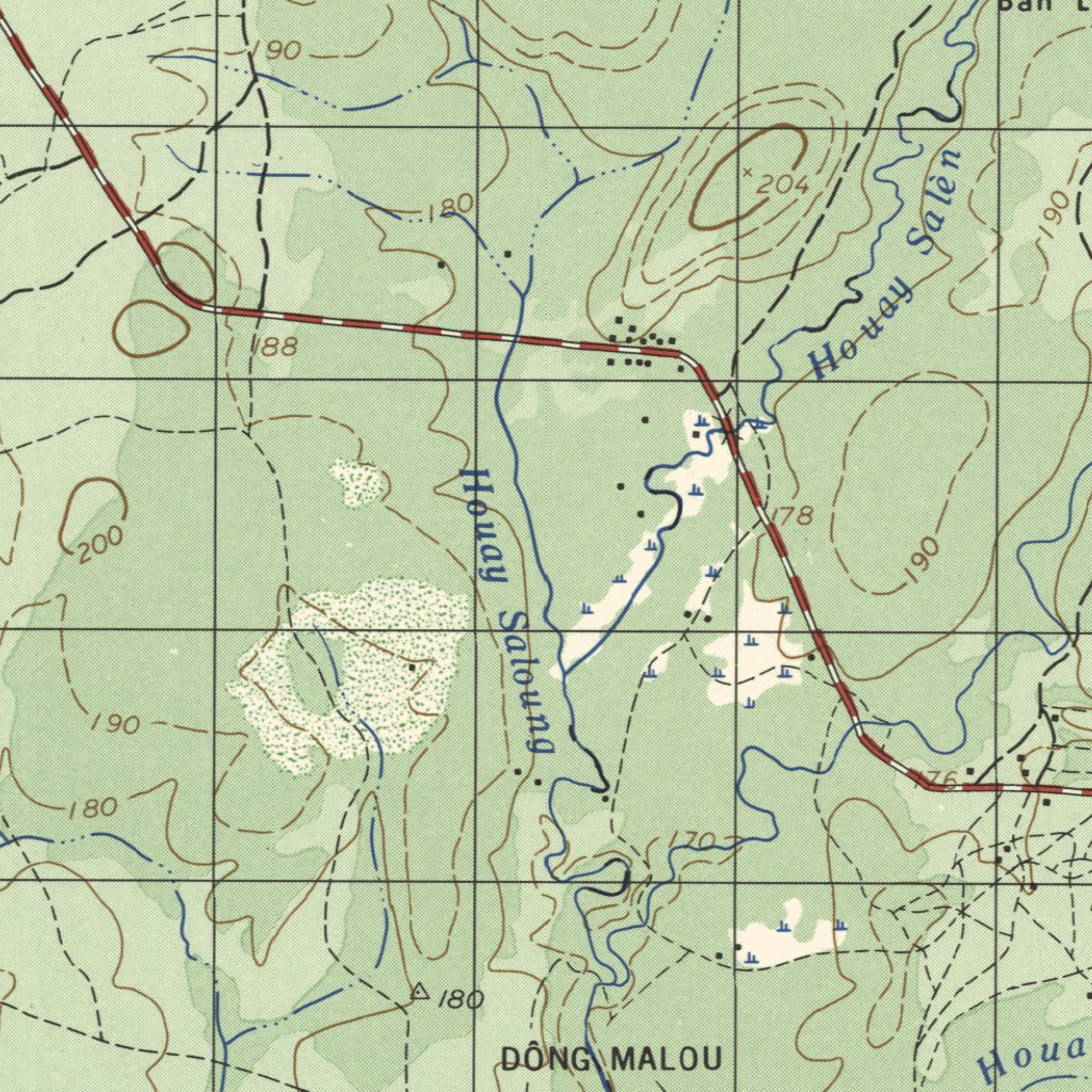 Laos 50K 6142 3 Map by Land Info Worldwide Mapping LLC | Avenza Maps