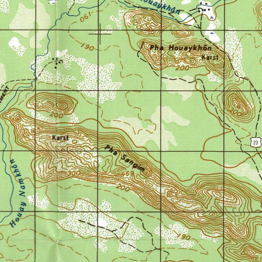 Laos 50K 6143 3 Map by Land Info Worldwide Mapping LLC | Avenza Maps