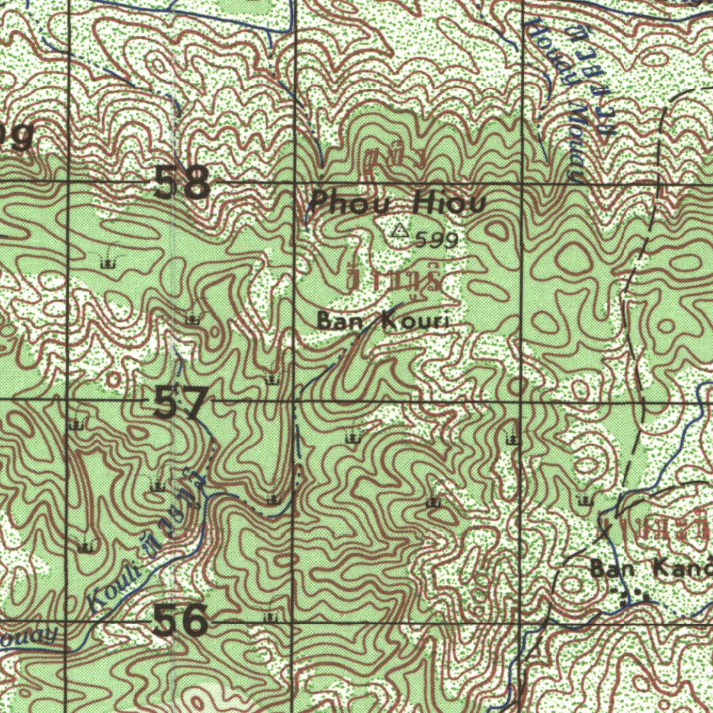 Laos 50K 6242 1 Map by Land Info Worldwide Mapping LLC | Avenza Maps