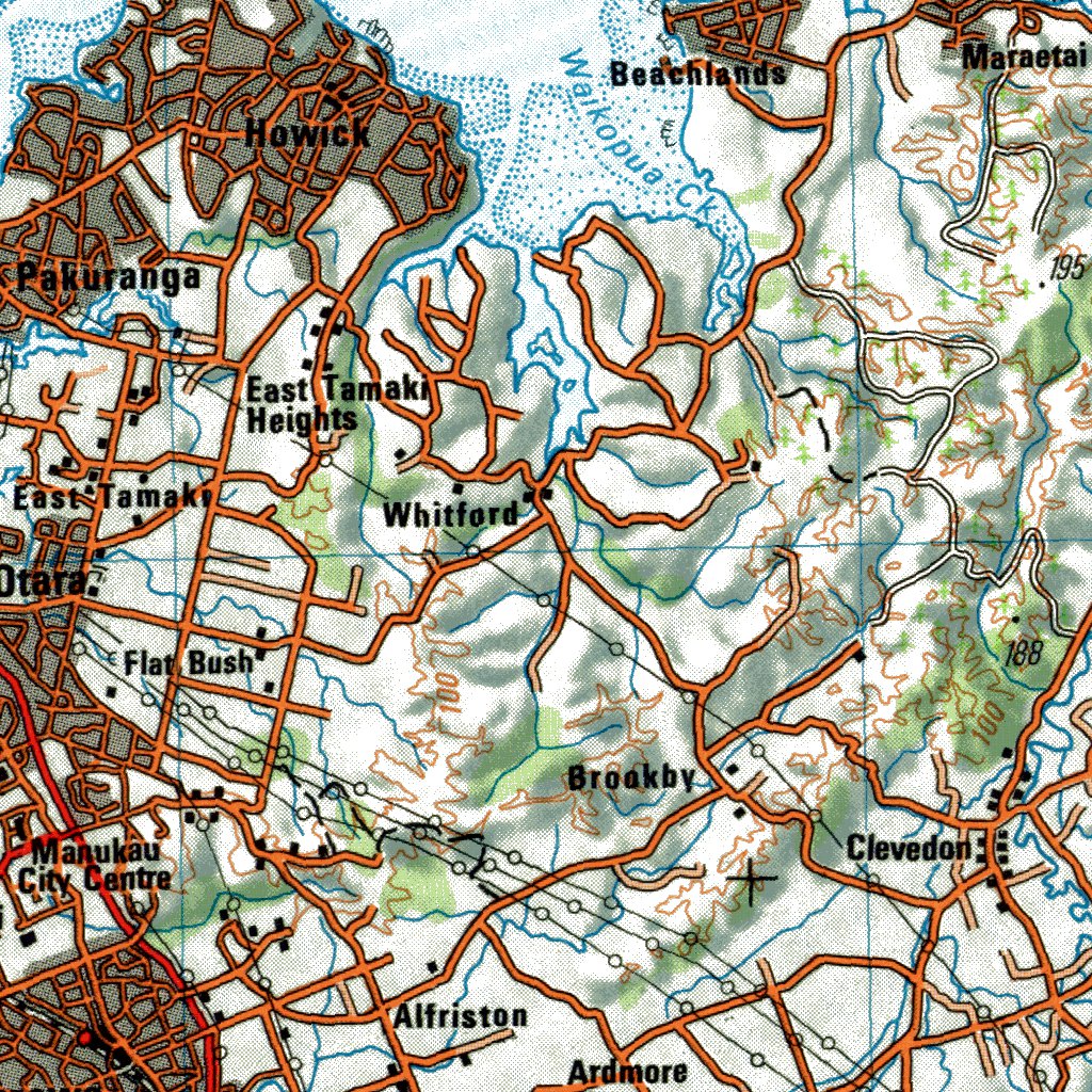03 Aukland Map by Land Info Worldwide Mapping LLC | Avenza Maps