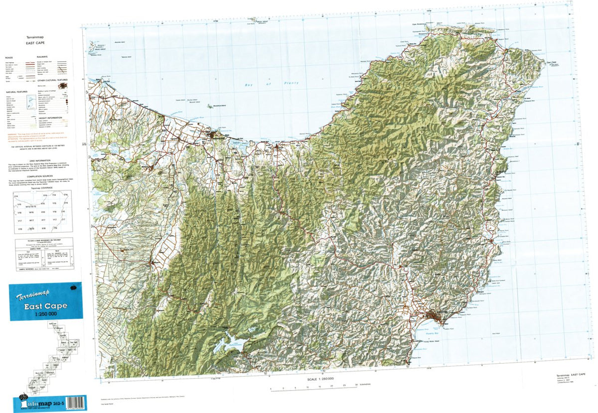 05 East Cape Map by Land Info Worldwide Mapping LLC | Avenza Maps