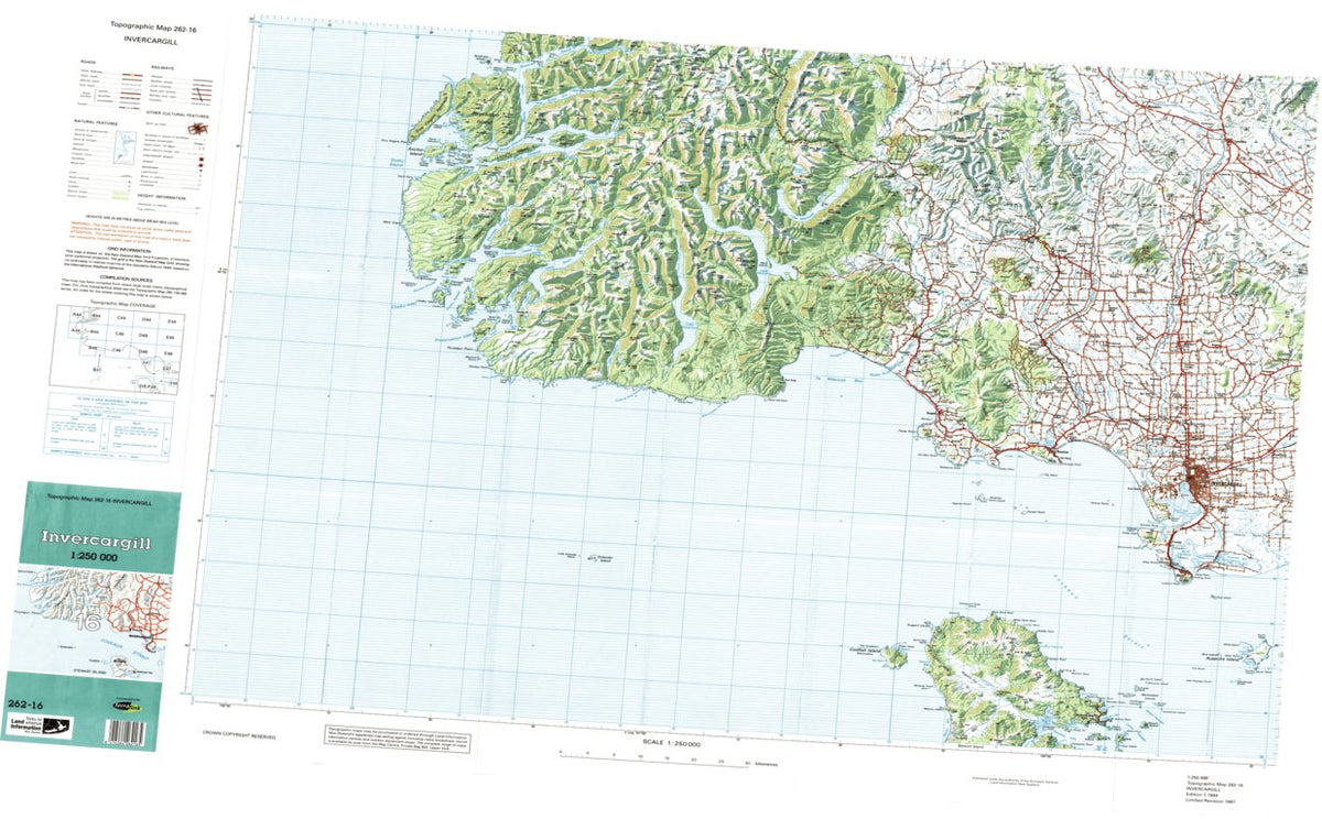 16 Invercargill Map by Land Info Worldwide Mapping LLC | Avenza Maps