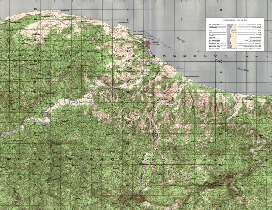 5371-1 Jeremie Map by Land Info Worldwide Mapping LLC | Avenza Maps