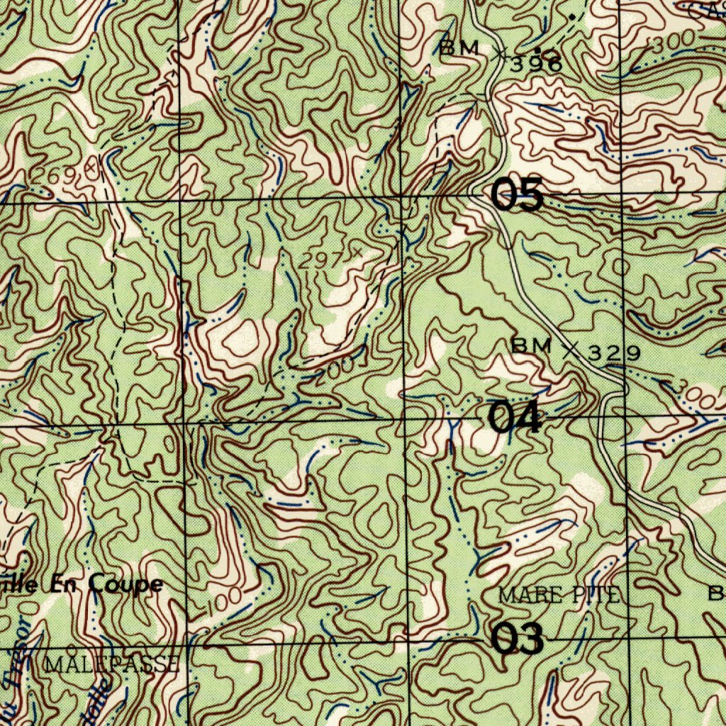 5870-3 Banane Map by Land Info Worldwide Mapping LLC | Avenza Maps