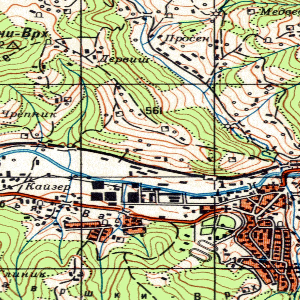 Yugoslavia 50K 12-33-054-2 Map by Land Info Worldwide Mapping LLC ...