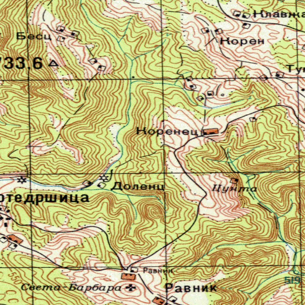 Yugoslavia 50K 12-33-077-1 Map by Land Info Worldwide Mapping LLC ...