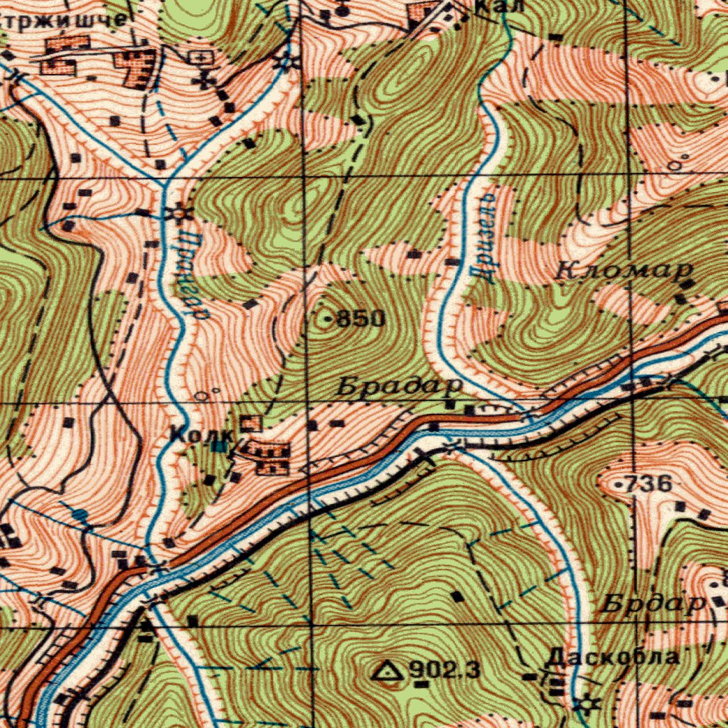 Yugoslavia 50K 12-33-064-2 Map by Land Info Worldwide Mapping LLC ...