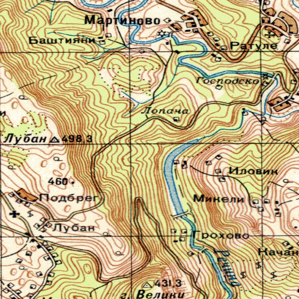 Yugoslavia 50K 12-33-089-4 Map by Land Info Worldwide Mapping LLC ...