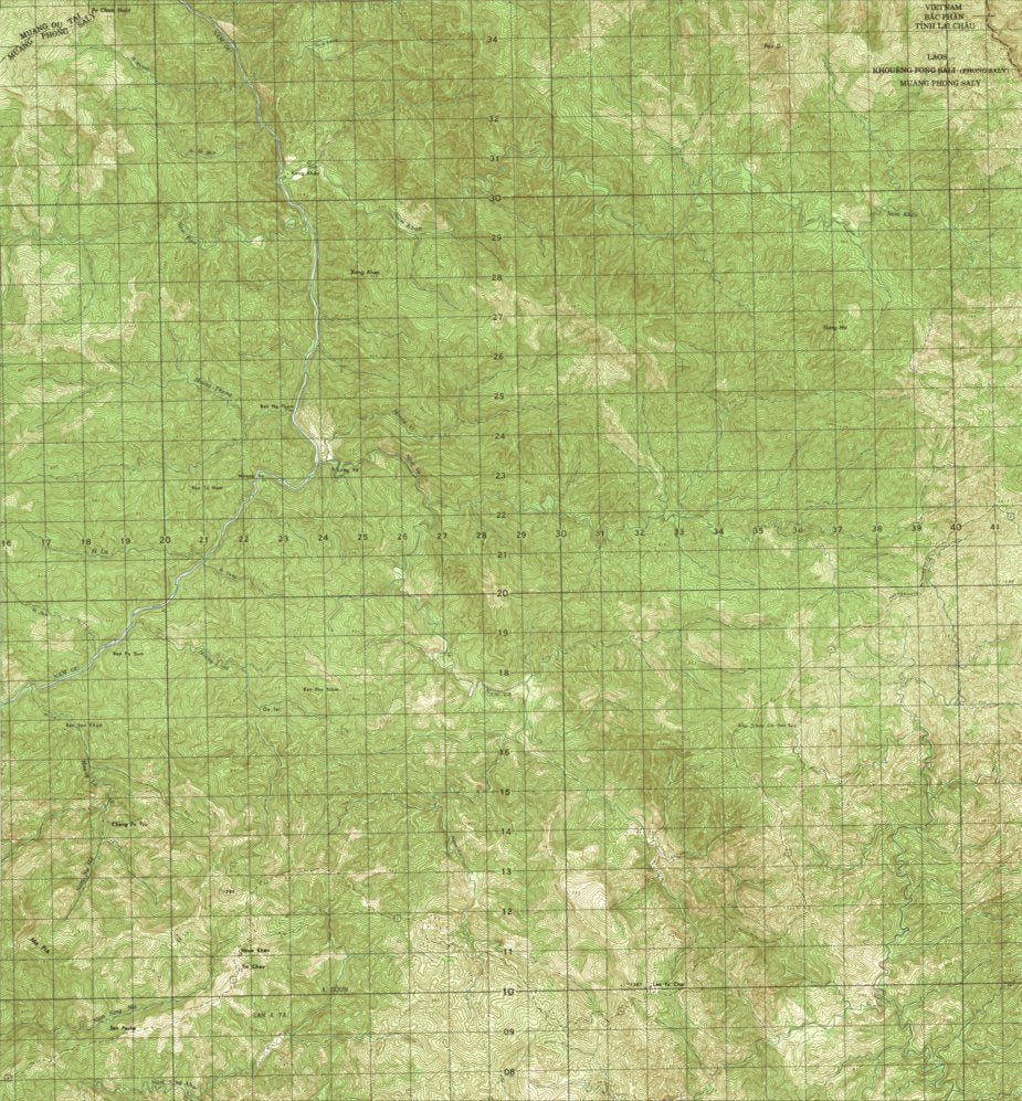 Vietnam 50K 5452-1 Map by Land Info Worldwide Mapping LLC | Avenza Maps