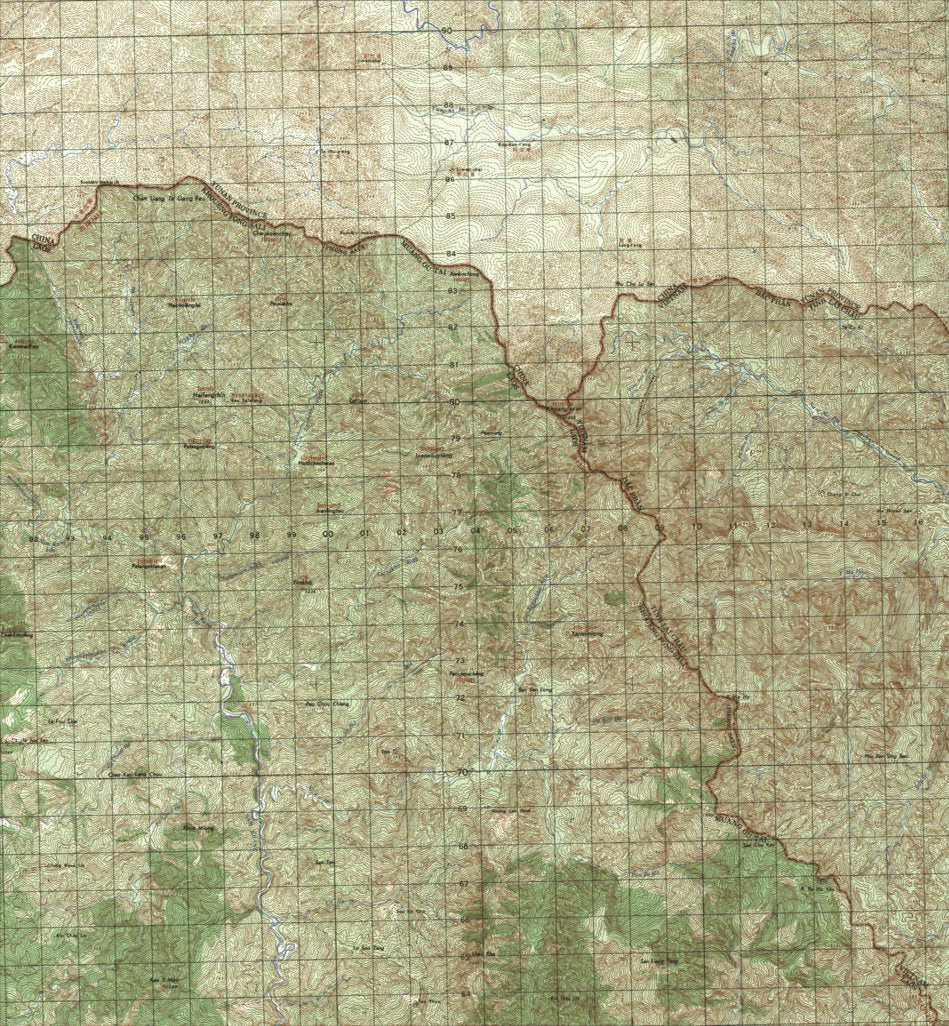 Vietnam 50K 5453-4 Map by Land Info Worldwide Mapping LLC | Avenza Maps