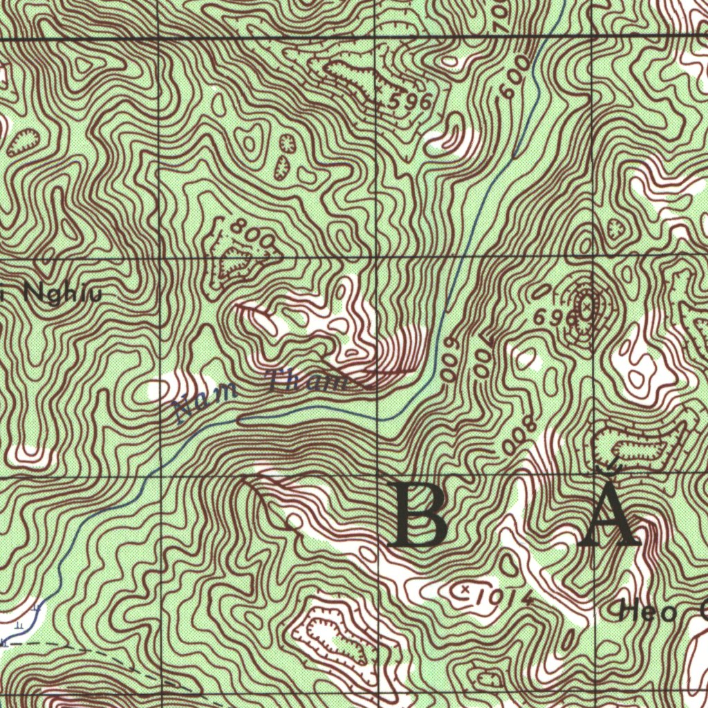 Vietnam 50K 5851-3 Map by Land Info Worldwide Mapping LLC | Avenza Maps