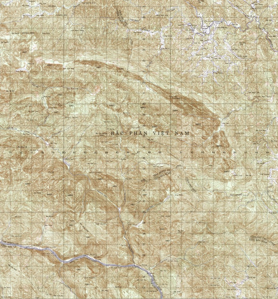 Vietnam 50K 5951-2 Map by Land Info Worldwide Mapping LLC | Avenza Maps