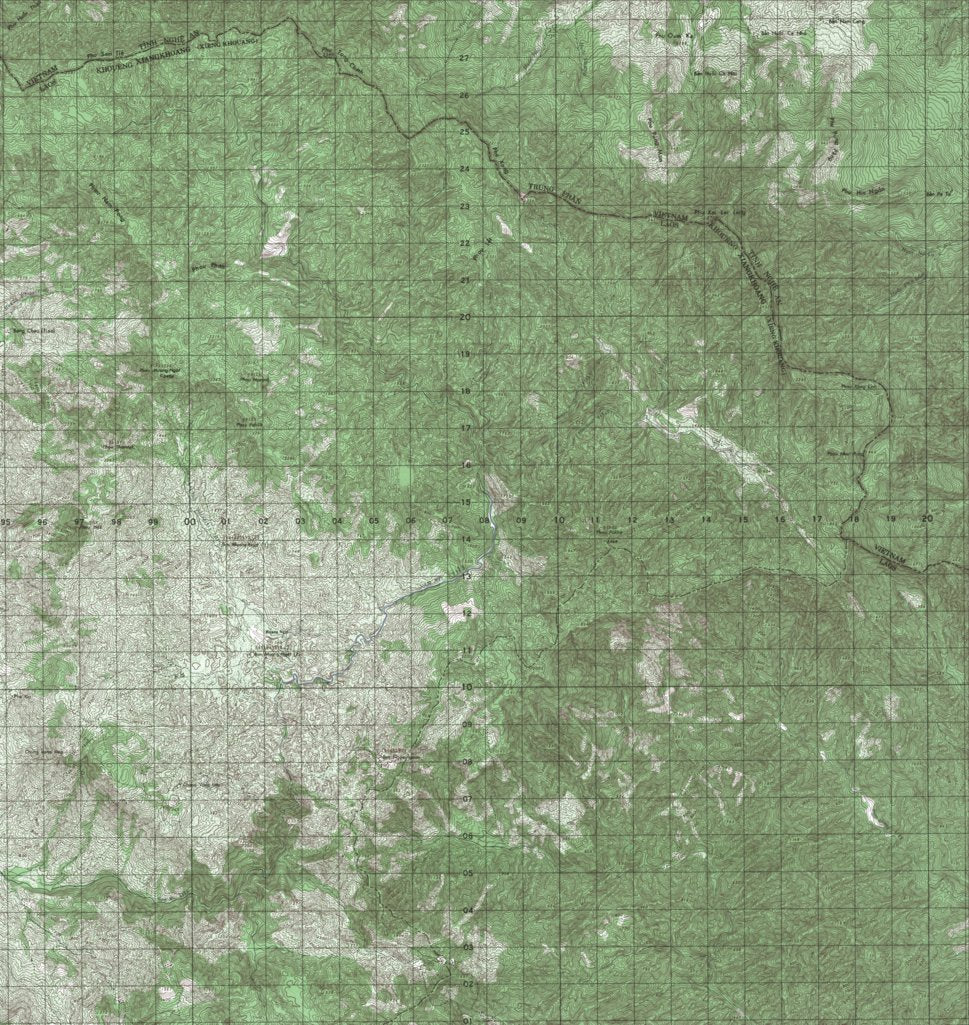 Vietnam 50K 5847-3 Map by Land Info Worldwide Mapping LLC | Avenza Maps