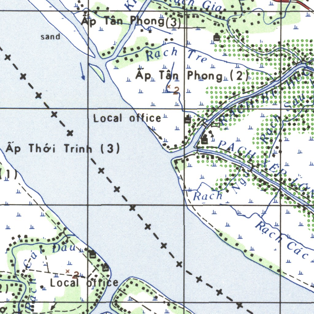 Vietnam 50K 6129-3 Map by Land Info Worldwide Mapping LLC | Avenza Maps