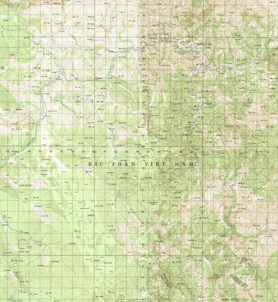 Vietnam 50K 6154-4 Map by Land Info Worldwide Mapping LLC | Avenza Maps