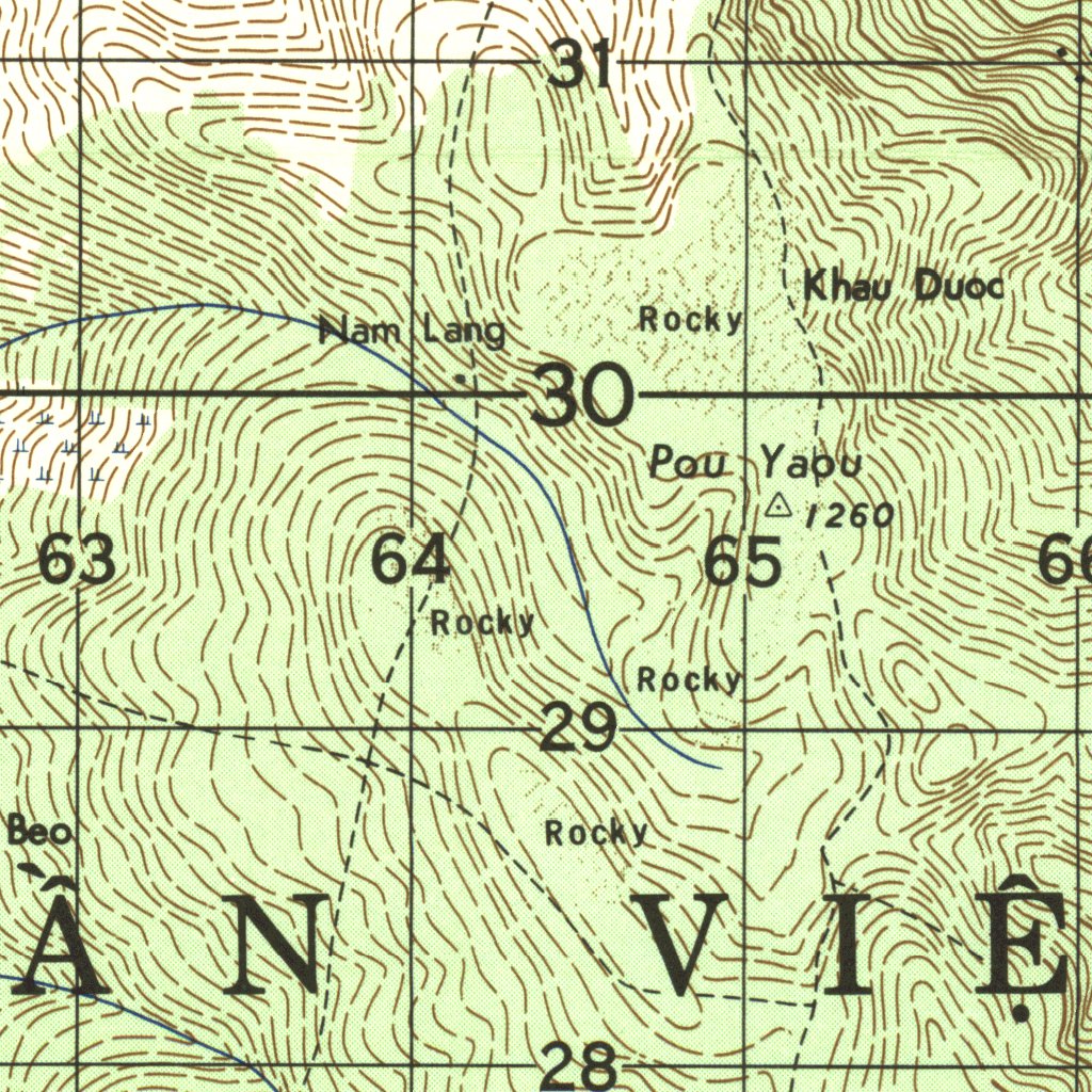 Vietnam 50K 6154-4 Map by Land Info Worldwide Mapping LLC | Avenza Maps