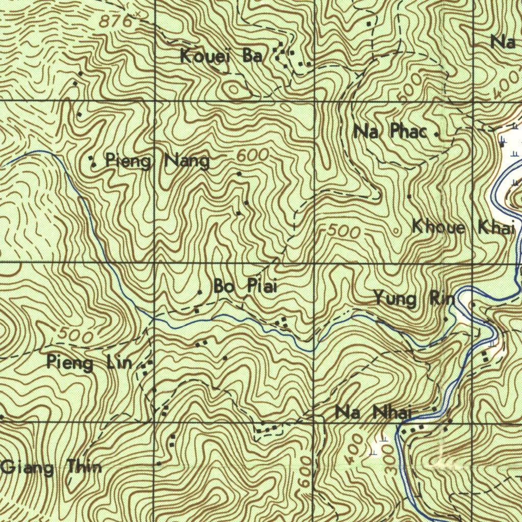 Vietnam 50K 6154-4 Map by Land Info Worldwide Mapping LLC | Avenza Maps