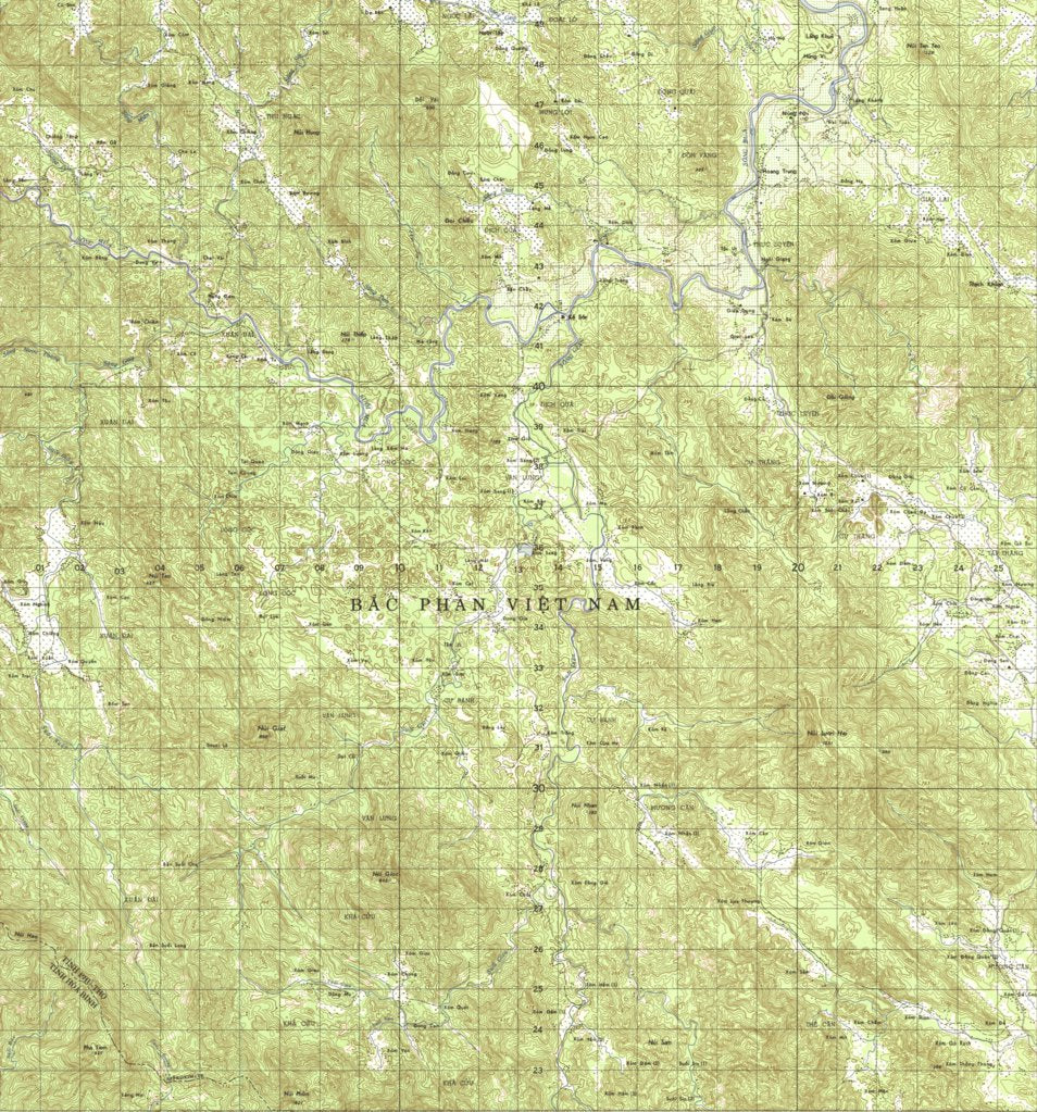 Vietnam 50K 6051-3 Map by Land Info Worldwide Mapping LLC | Avenza Maps