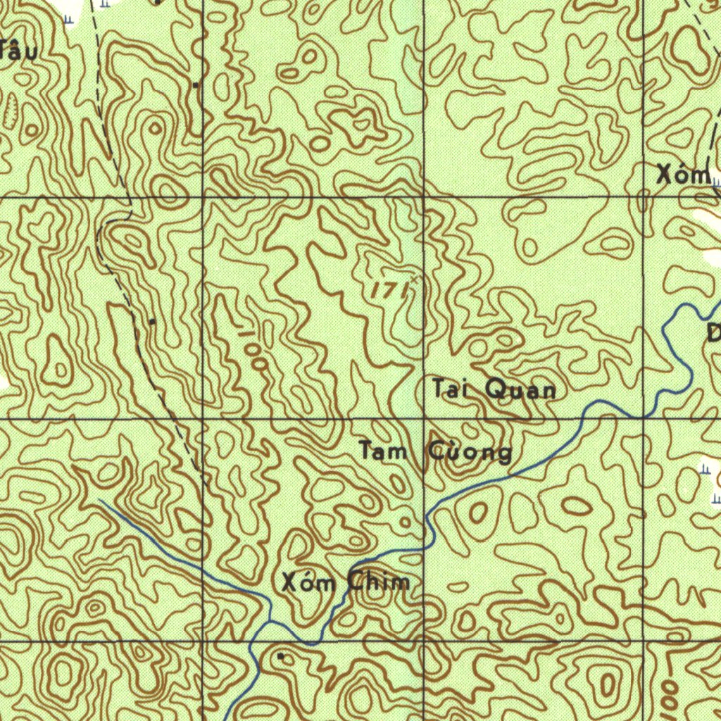 Vietnam 50K 6051-3 Map by Land Info Worldwide Mapping LLC | Avenza Maps