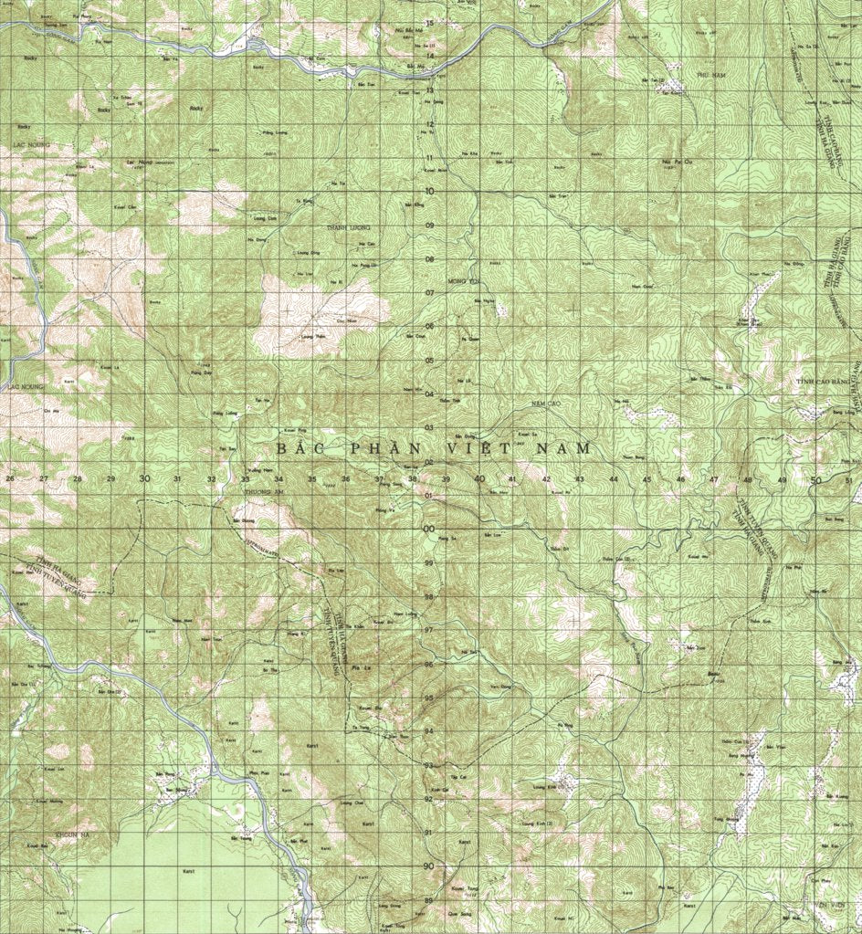 Vietnam 50K 6054-2 Map by Land Info Worldwide Mapping LLC | Avenza Maps