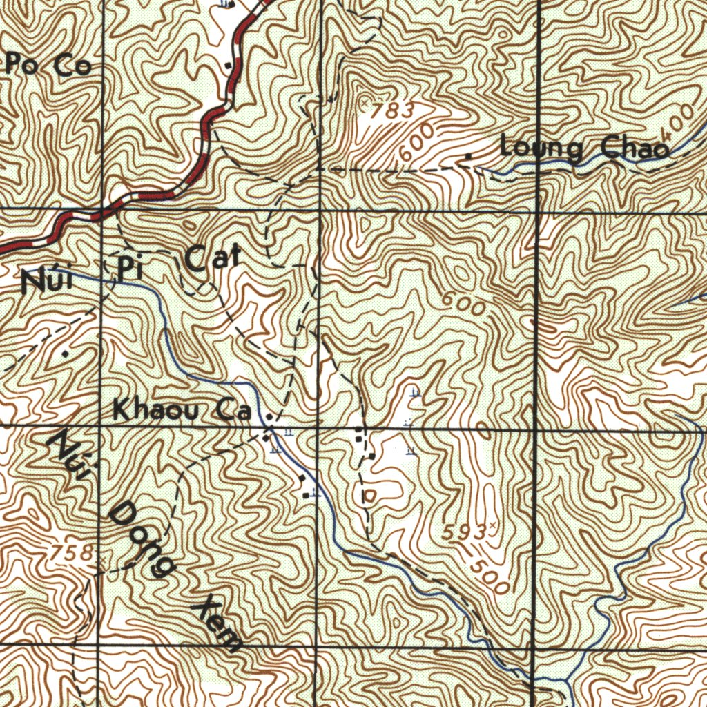 Vietnam 50K 6253-2 Map by Land Info Worldwide Mapping LLC | Avenza Maps