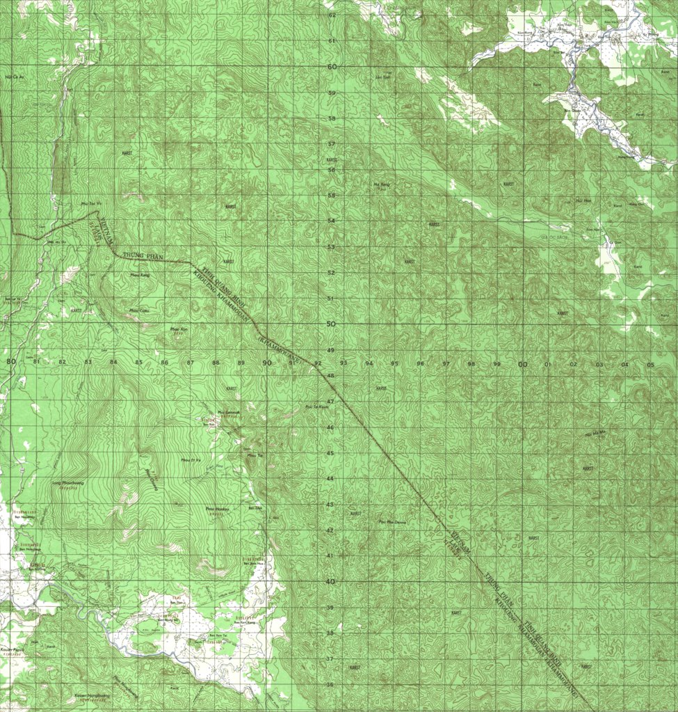 Vietnam 50K 6144-2 Map by Land Info Worldwide Mapping LLC | Avenza Maps
