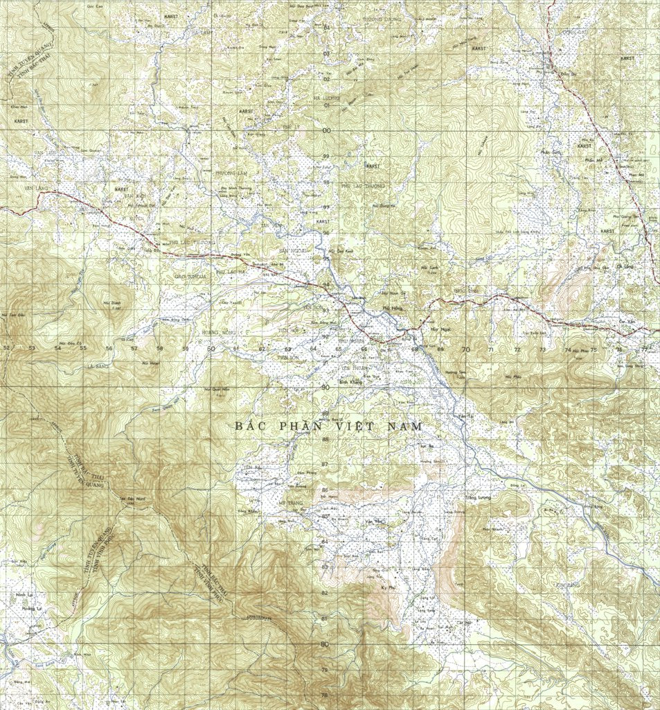 Vietnam 50K 6152-3 Map by Land Info Worldwide Mapping LLC | Avenza Maps