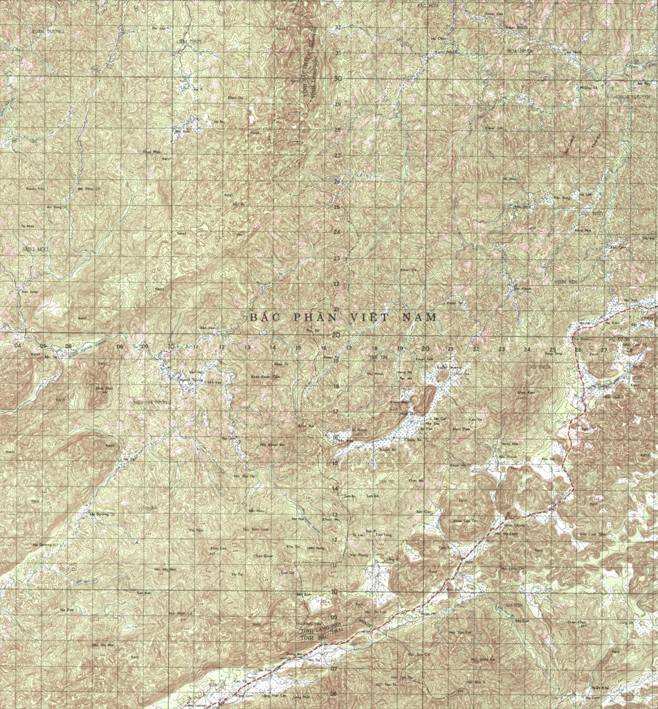 Vietnam 50K 6252-4 Map by Land Info Worldwide Mapping LLC | Avenza Maps