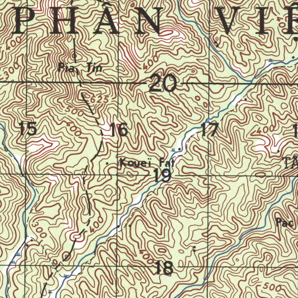 Vietnam 50K 6252-4 Map by Land Info Worldwide Mapping LLC | Avenza Maps