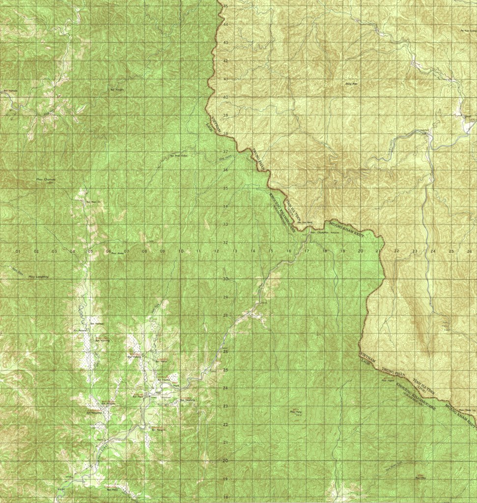 Vietnam 50K 6045-4 Map by Land Info Worldwide Mapping LLC | Avenza Maps