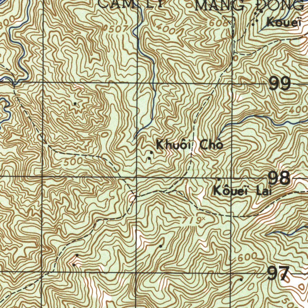 Vietnam 50K 6254-3 Map by Land Info Worldwide Mapping LLC | Avenza Maps