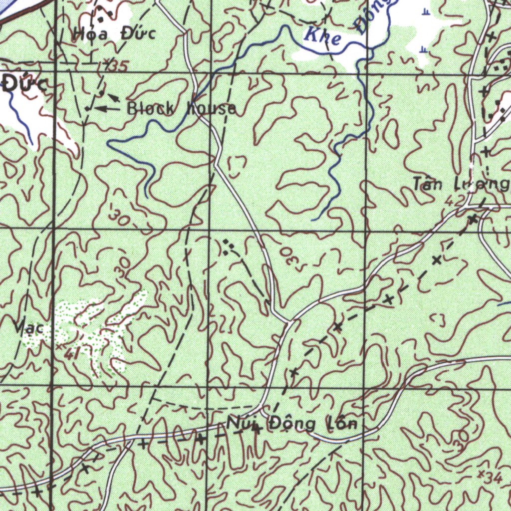 Vietnam 50K 6442-4 Map by Land Info Worldwide Mapping LLC | Avenza Maps