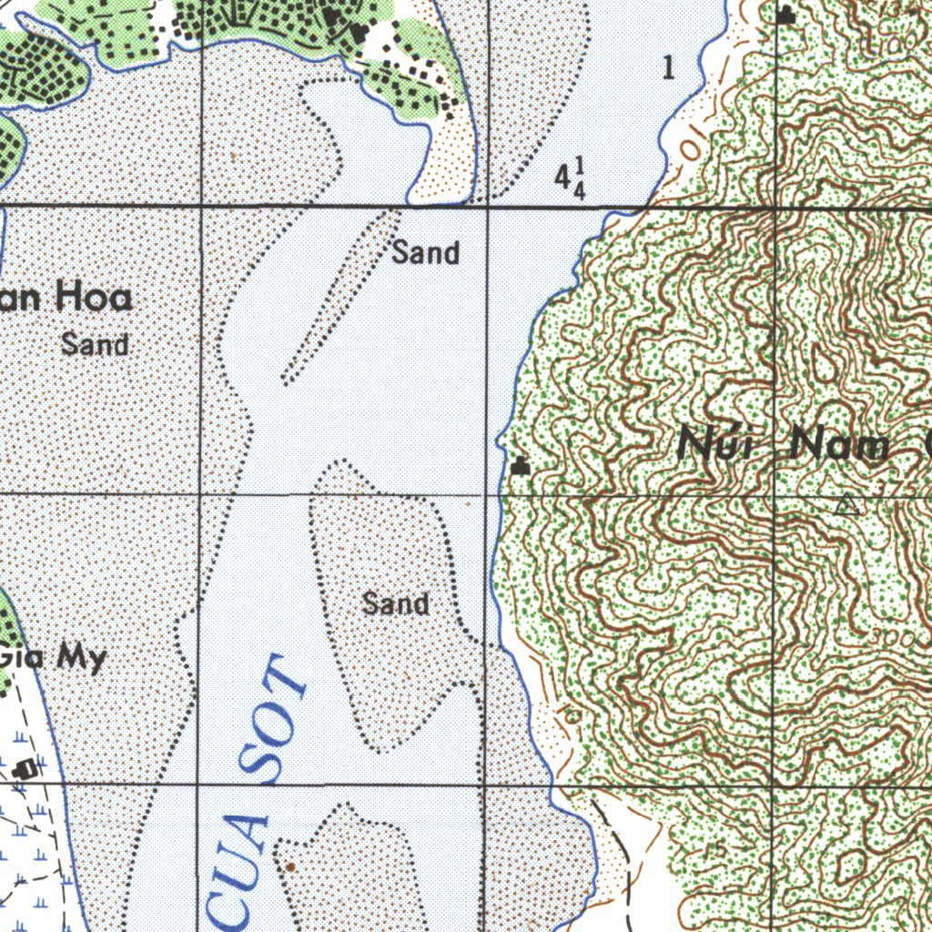Vietnam 50K 6145-1 Map by Land Info Worldwide Mapping LLC | Avenza Maps