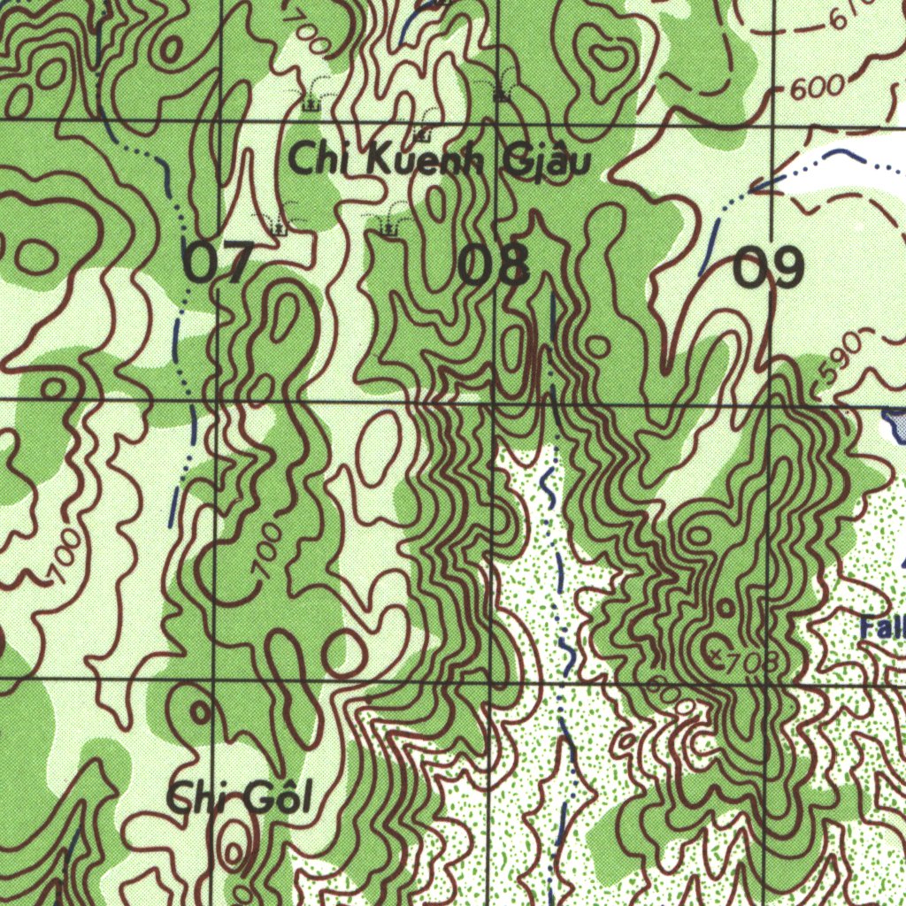 Vietnam 50K 6536-1 Map by Land Info Worldwide Mapping LLC | Avenza Maps