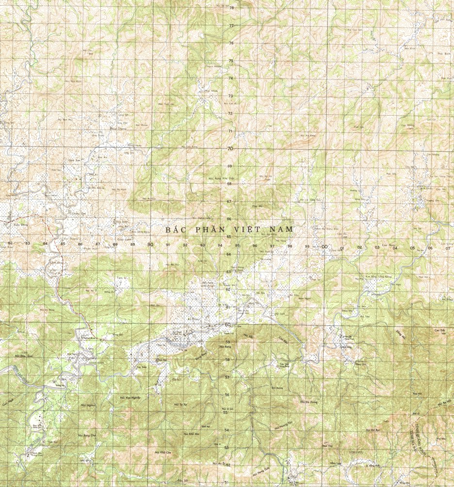 Vietnam 50K 6351-1 Map by Land Info Worldwide Mapping LLC | Avenza Maps
